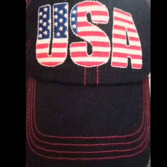 Six Flags | Accessories | Usa Hat Made Exclusively For Six Flags Grand ...